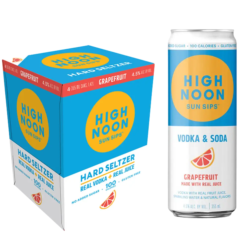 High Noon Grapefruit 4PK 355ML G – Elio's Wine Warehouse
