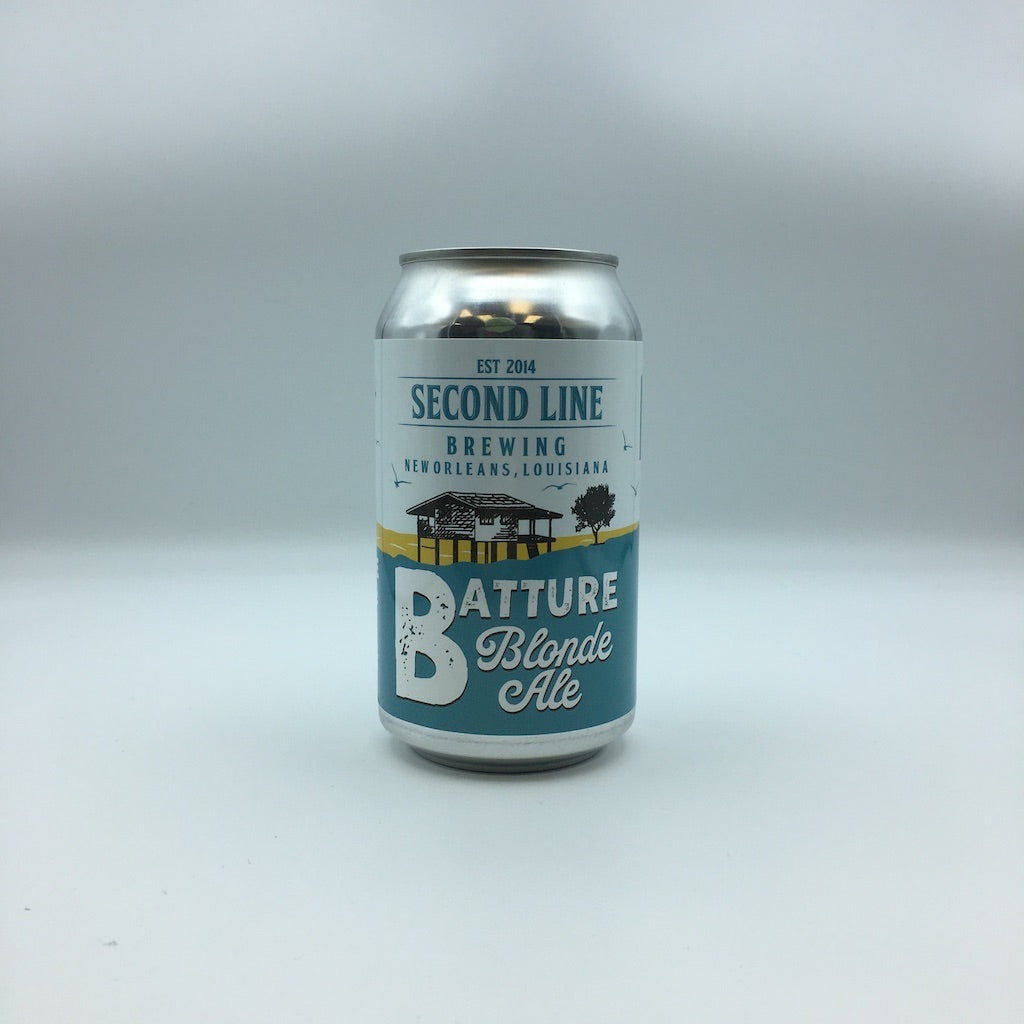 Second Line Batture Blonde Ale CANS 6PK 12OZ C – Elio's Wine Warehouse